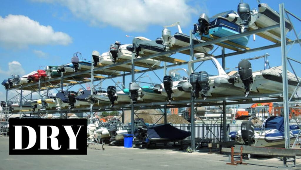 Wet Storage Vs. Dry Storage For Boats - Fender Marine Construction